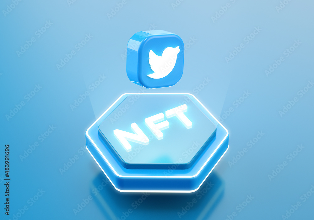 Valencia, Spain - January, 2022: Twitter app is adopting NFT ...