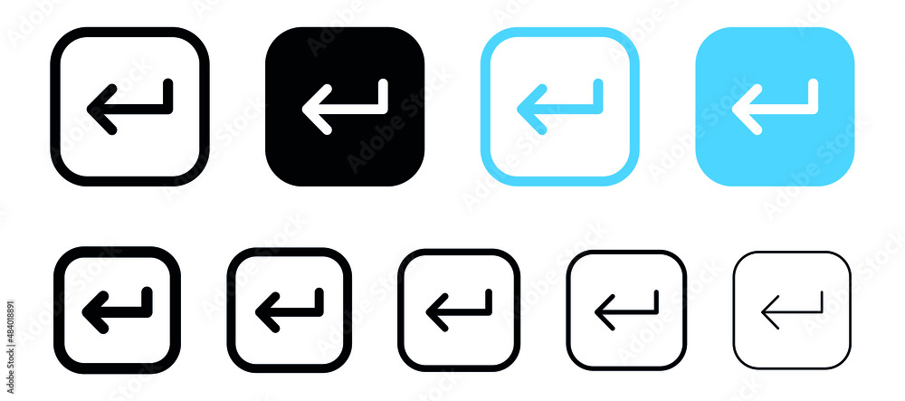 Return Key Icon