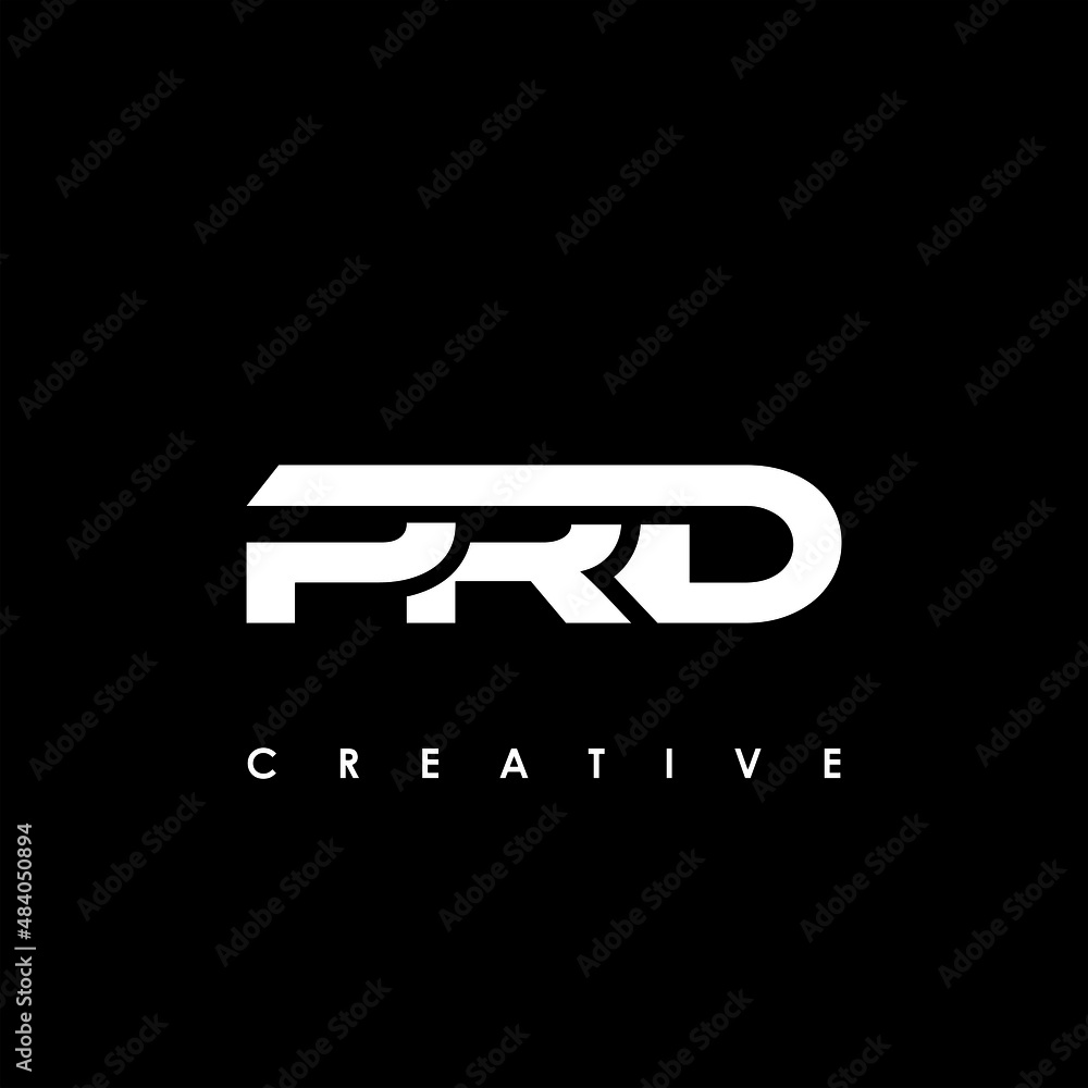 PRD Letter Initial Logo Design Template Vector Illustration Stock ...