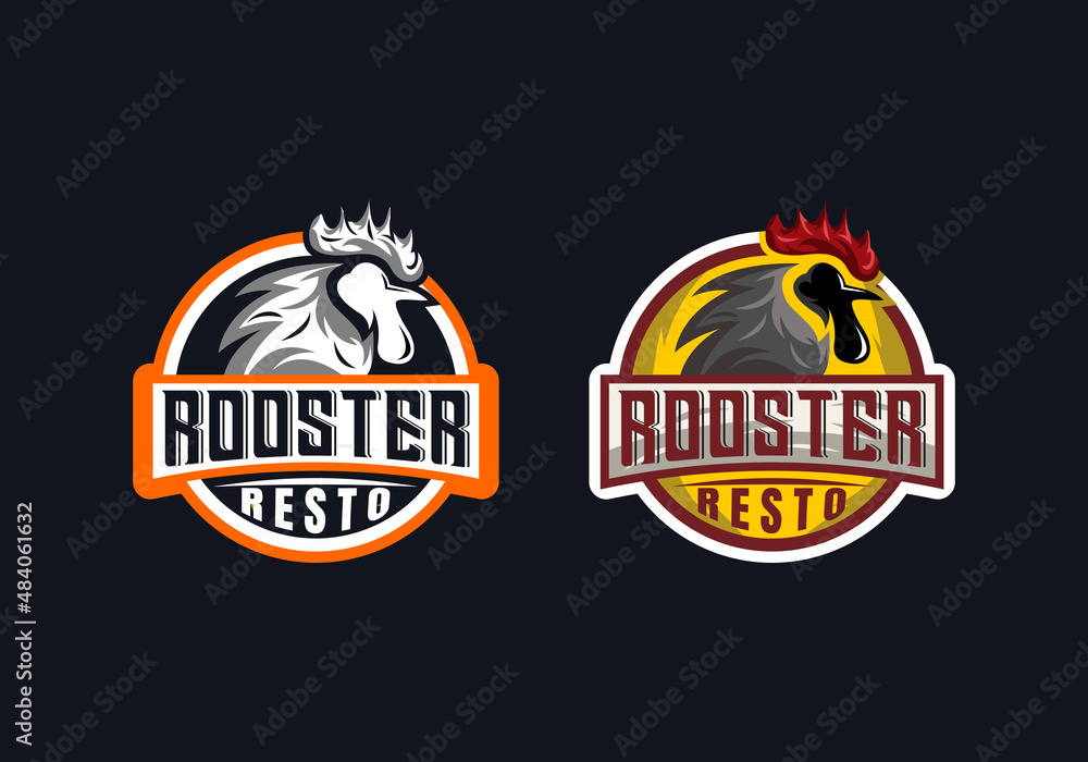 Logo Rooster Chicken Restaurant Vector Illustration Template Good for ...