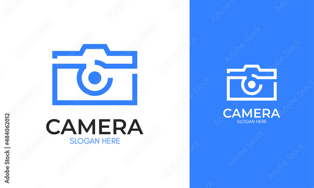 Simple or minimal camera logo design for photography Stock Vector ...