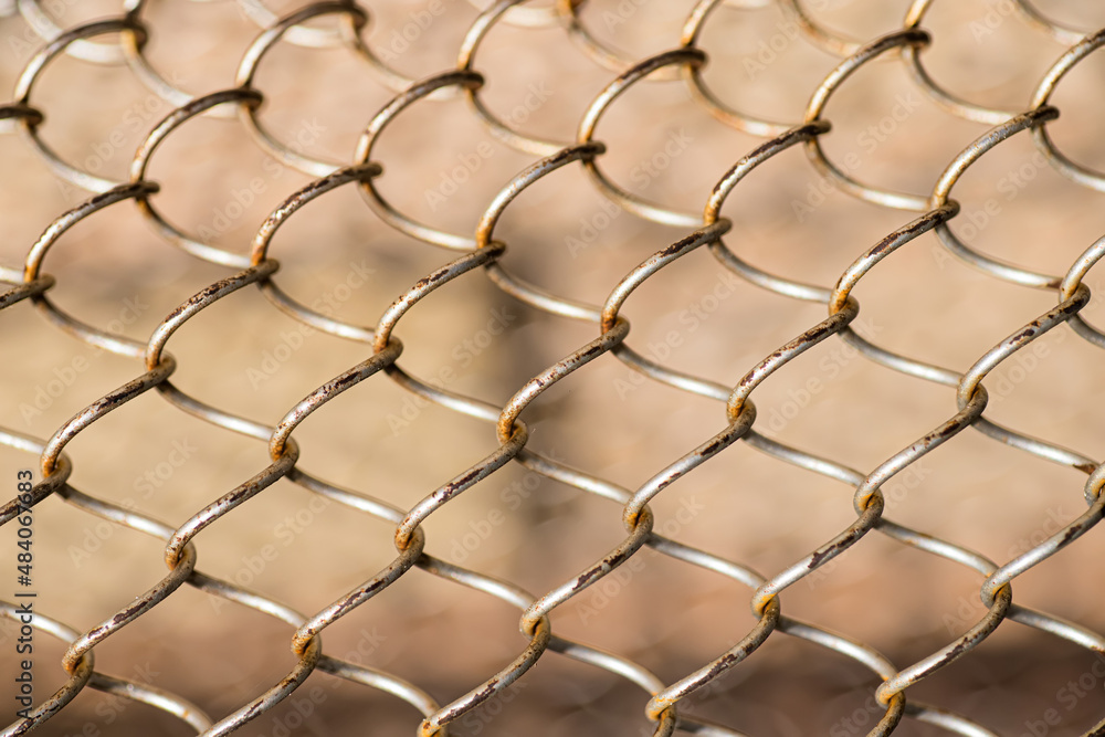 Rusty Chain Link Fence Texture