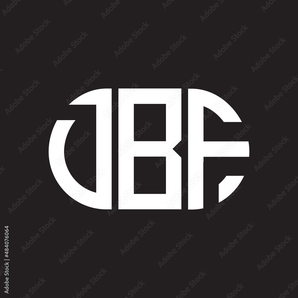 DBF letter logo design on black background. DBF creative initials ...