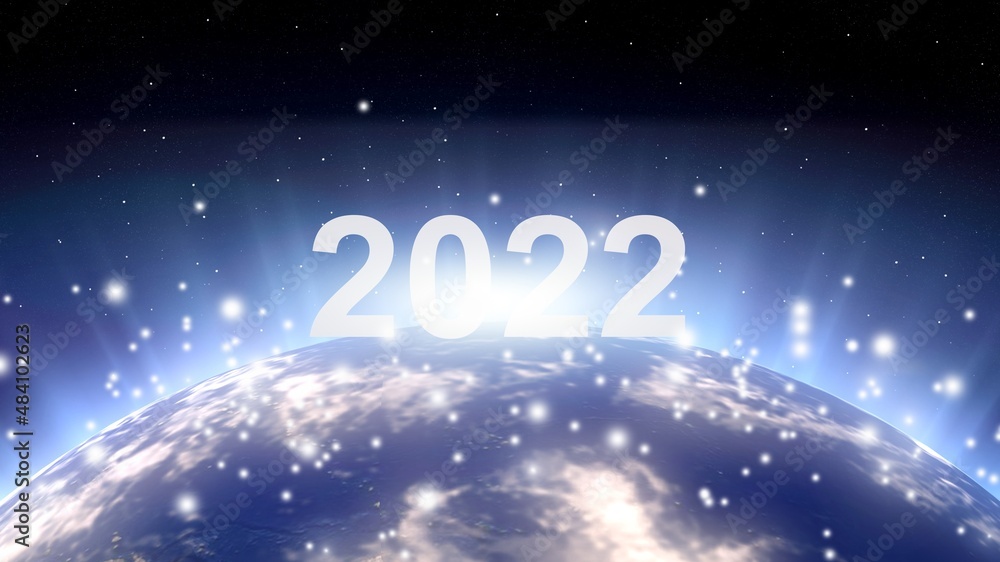 Digital global futuristic world 2022 telecommunication network ...