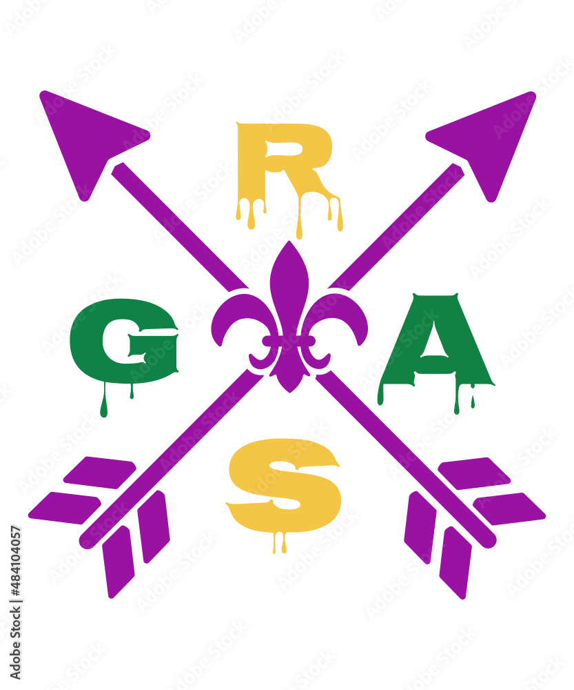 Mardi Gras SVG Bundle, PNG Bundle, Fat Tuesday Carnival, Beads Bling ...