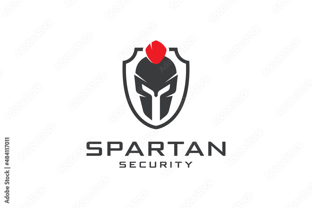 spartan security emblem type warrior knight soldier technology logo ...