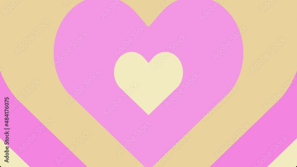 Valentine Heart love animation loop. Valentine’s day moving heart ...