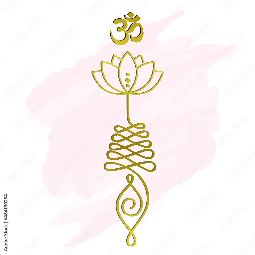 Buddhist symbol for life path Stock Vector | Adobe Stock