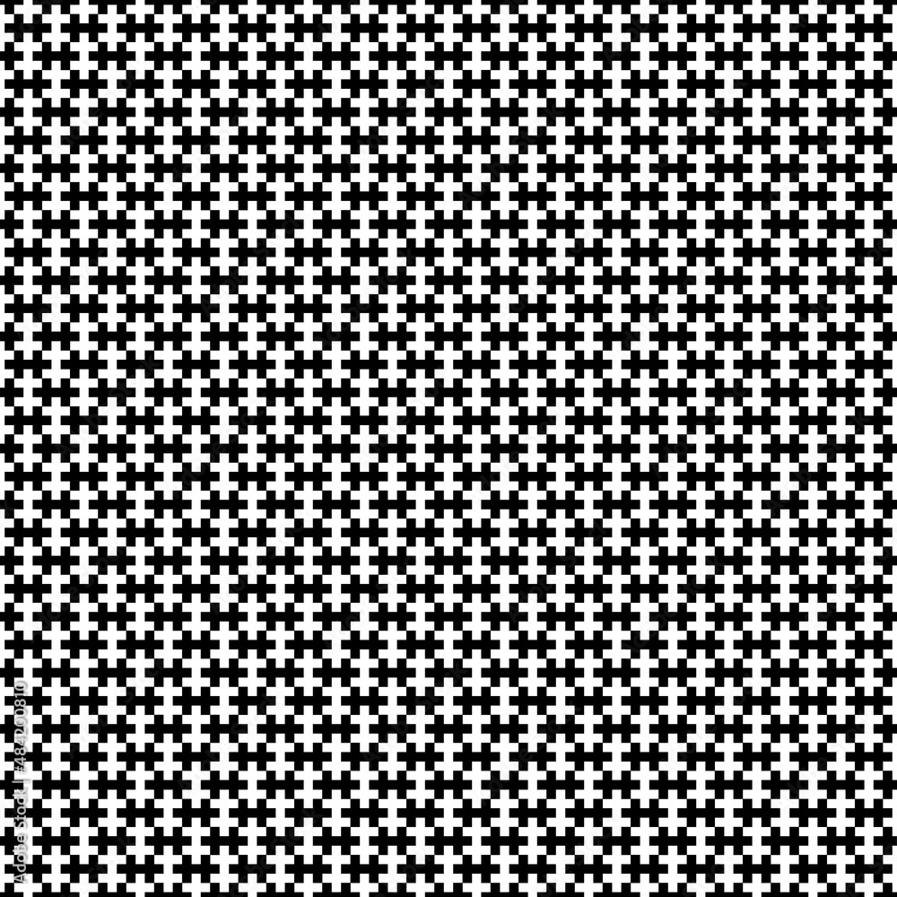 Seamless Sayagata pattern. Repeated interlocking manji background ...