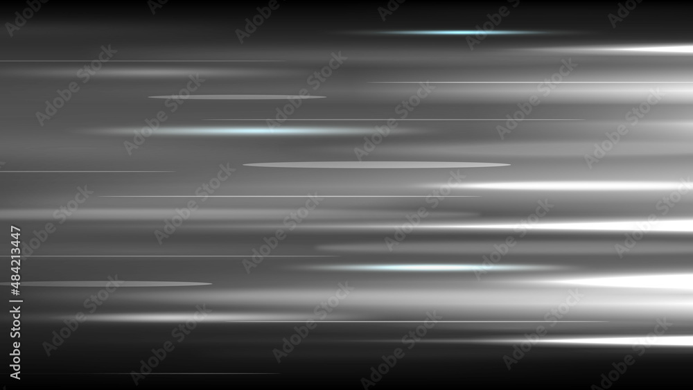 dark Black and white speed lines in high speed, vignette effect Stock ...