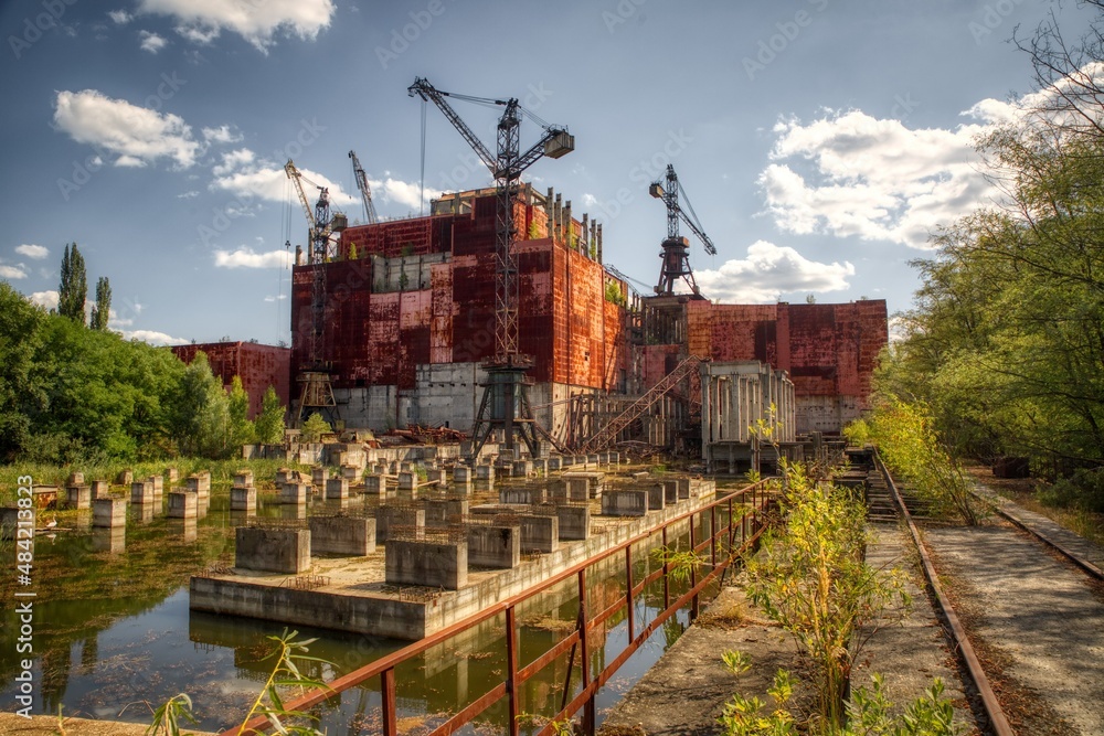 Reactor nr 5 at the Chernobyl power plant Stock Photo | Adobe Stock