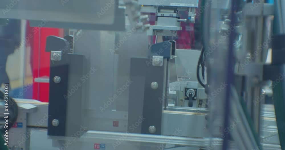 modern technologies. moving parts inside a complex modern industrial ...