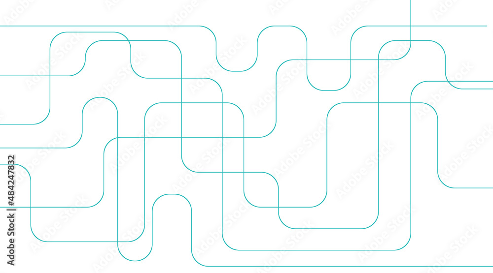 geometrical blue linear abstract. Lines pattern of lines on white ...