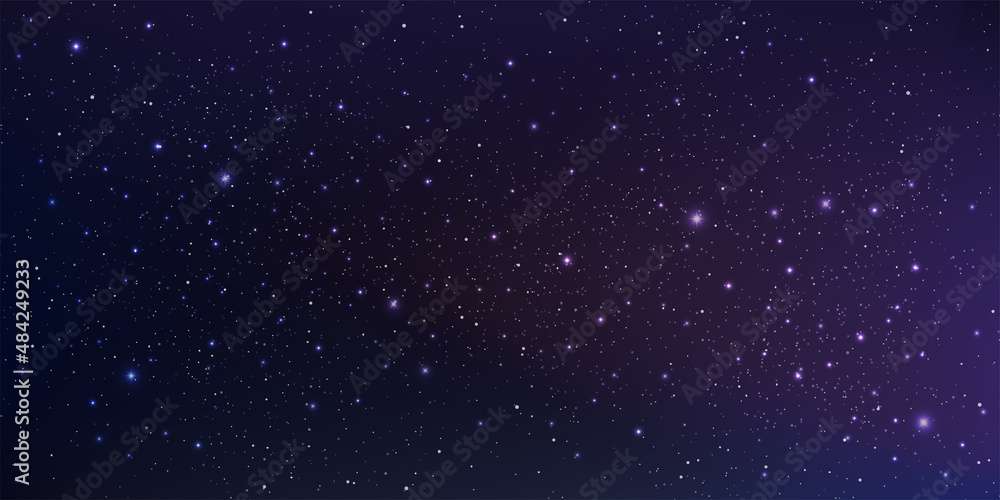 High quality background galaxy illustration with stardust and bright ...