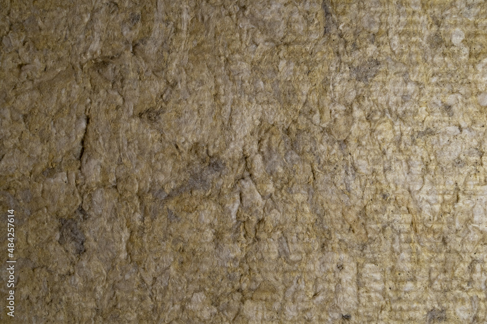 Yellow insulation wool background texture. Construction material ...