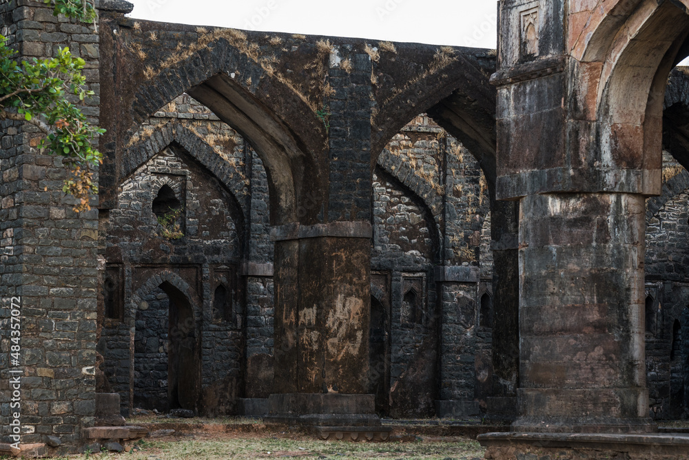 Hathi Mahal also known as Elephant Palace, Mandav. Mandu is an ancient ...