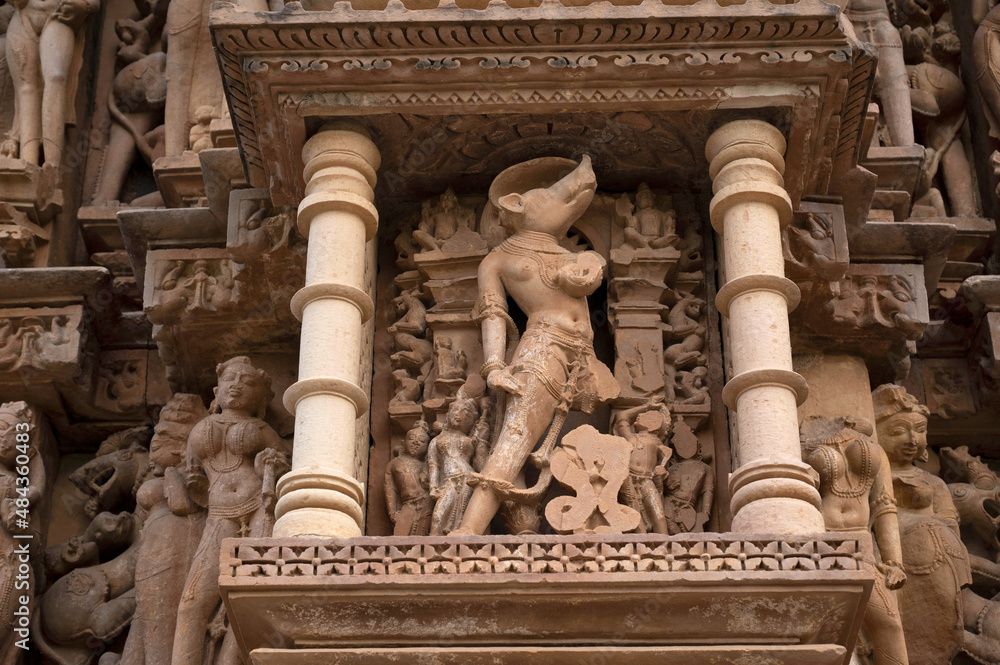 VAMANA TEMPLE: Vamana or Vishnu boar incarnation avatar sculture ...