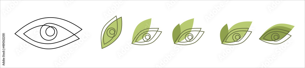 Vecteur Stock logo, eye, eyelashes, operation, face, ophthalmologist ...