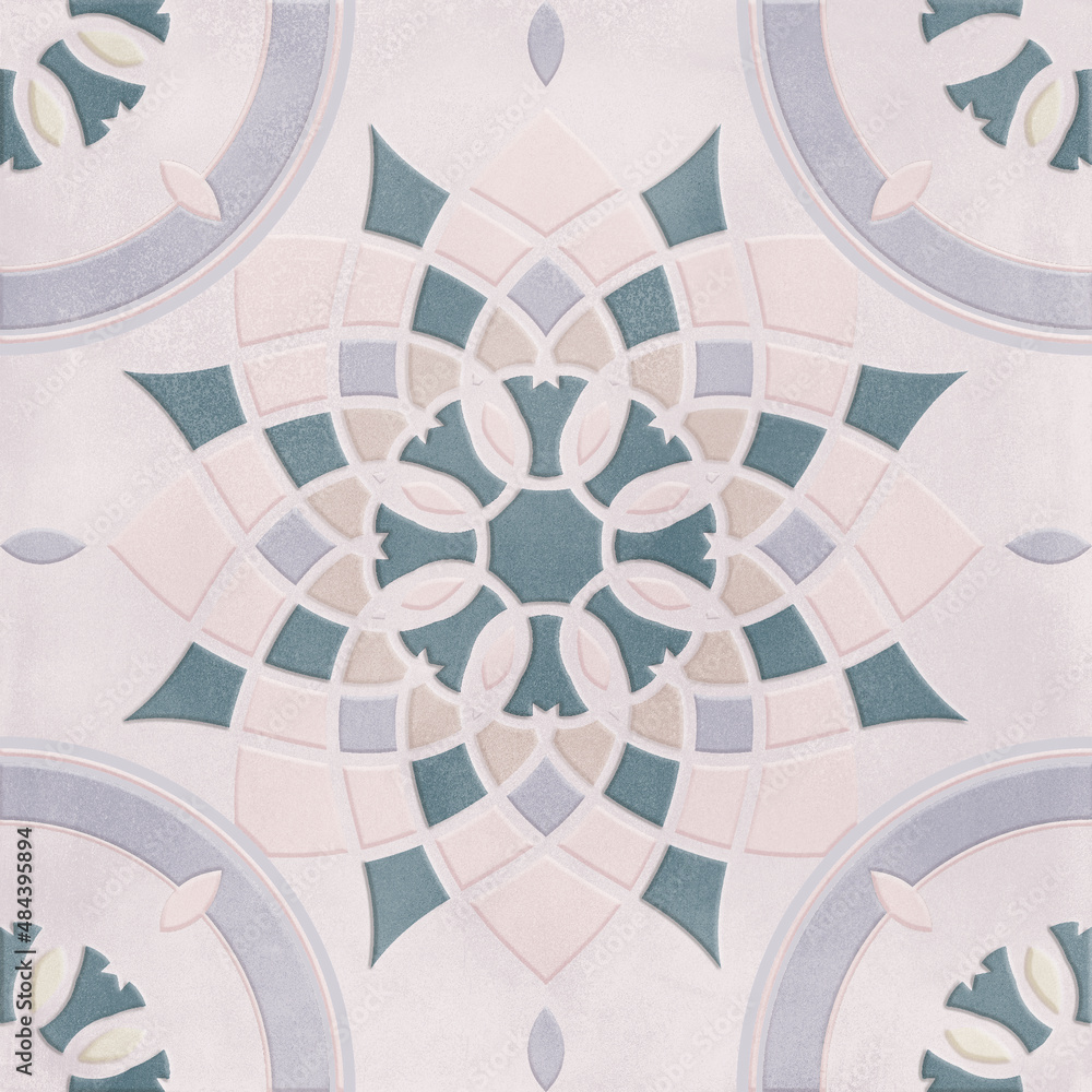 Multicolor digital wall tiles design for interior abstract home decor ...