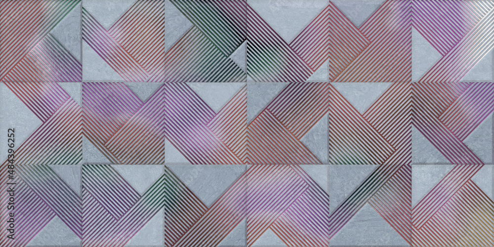Multicolor digital wall tiles design for interior abstract home decor ...
