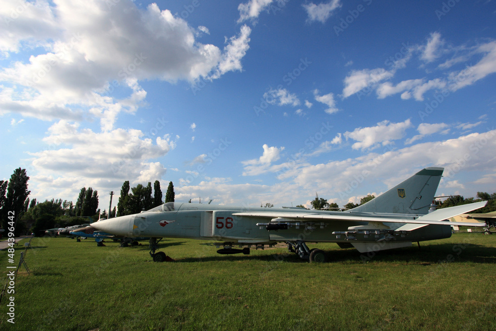 Exterior view of a Sukhoi Su-24 "Fencer" supersonic all-weather attack ...