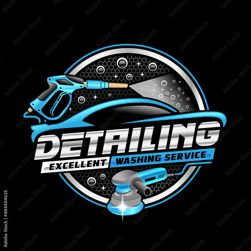 Auto detailing and car wash logo design for automotive car business ...