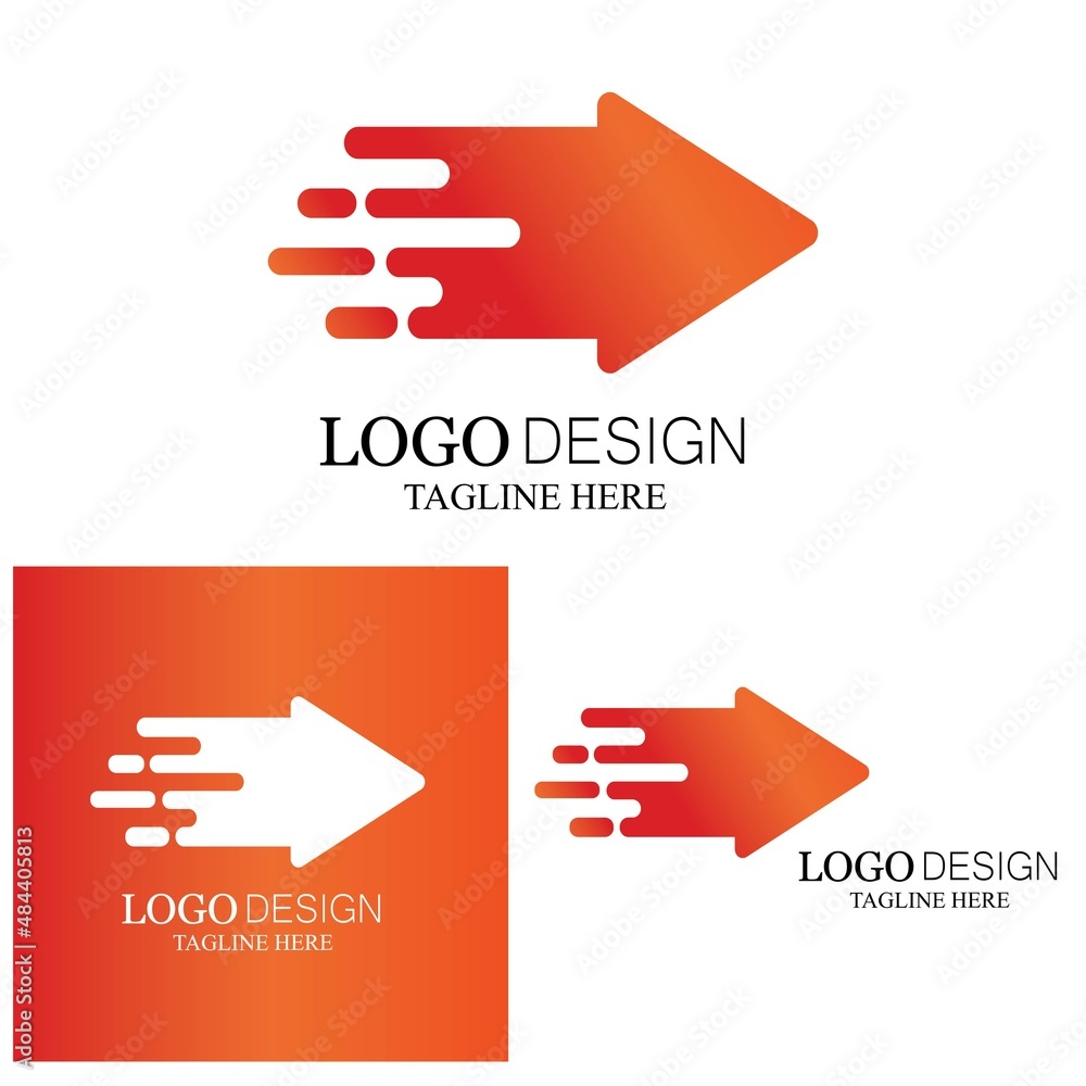 motion triangle play letter s half logo design Stock Vector | Adobe Stock