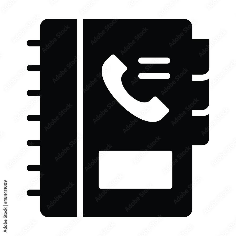phone book Icon. User interface Vector Illustration, As a Simple Vector ...