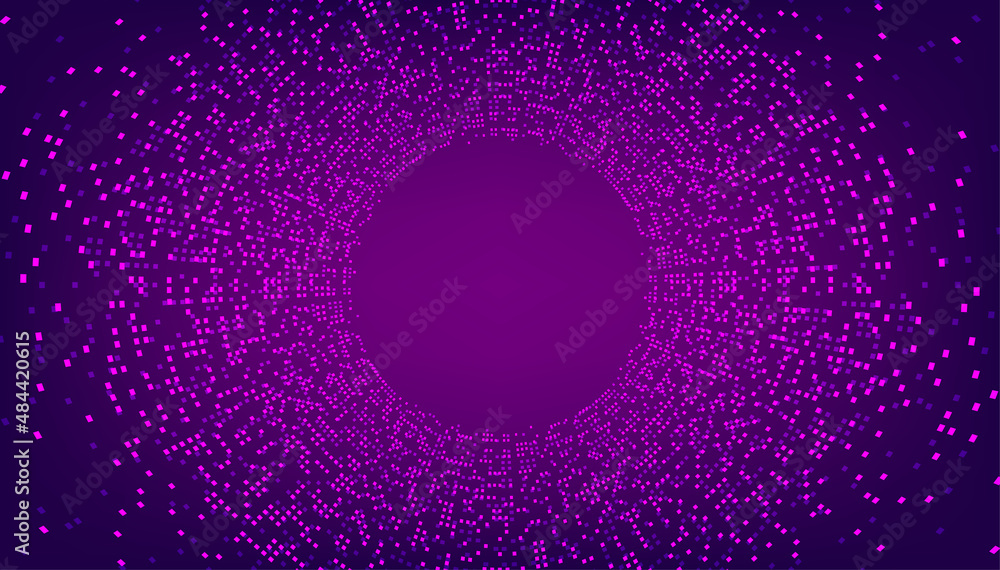 Digital technology background. Abstract tech visual for science ...
