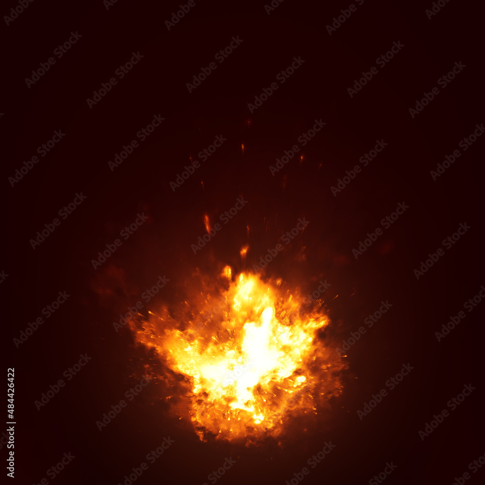 fire explosion texture Stock Photo | Adobe Stock