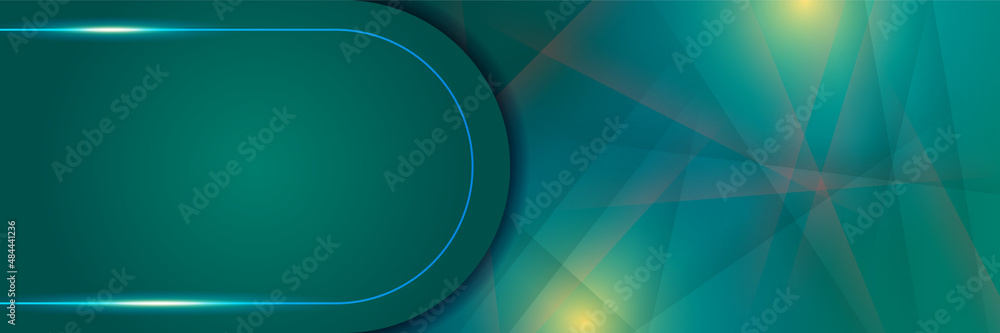 modern gradient shape green abstract banner design background Stock ...