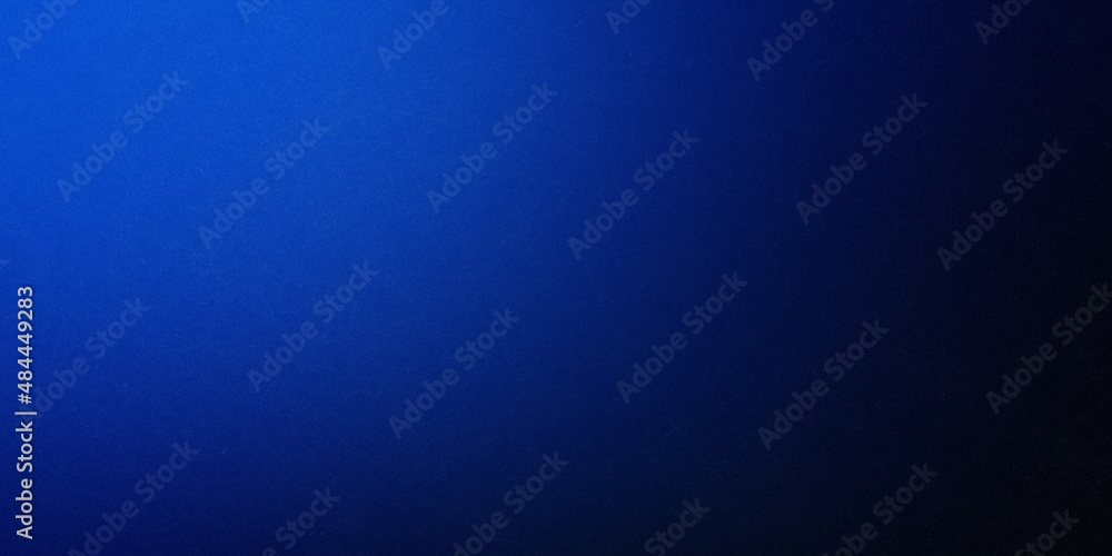 Dark blue background texture with black vignette in old vintage grunge ...