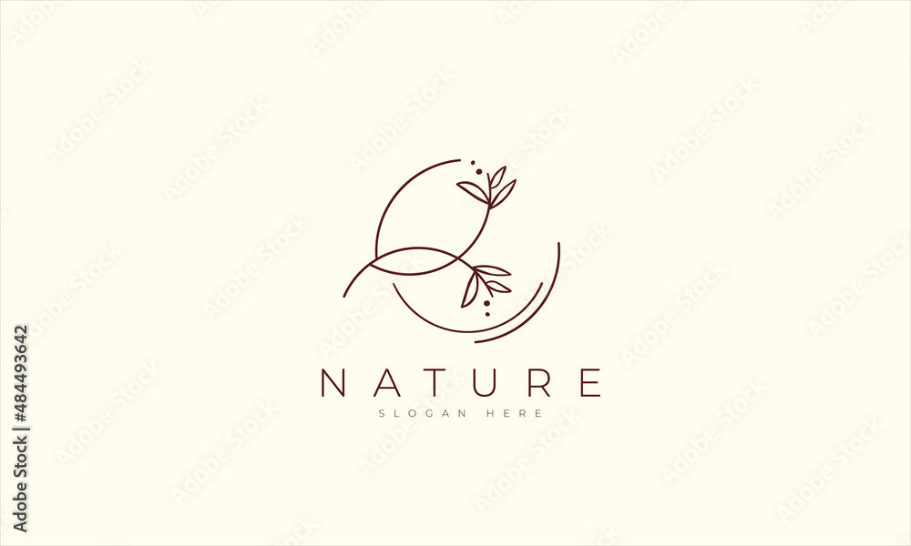 natural and organic logo modern design. Natural logo for branding ...