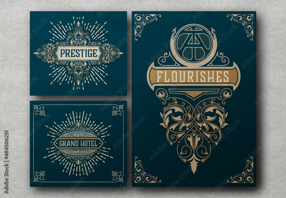 Pack of 3 Logos and Badges Stock Template | Adobe Stock