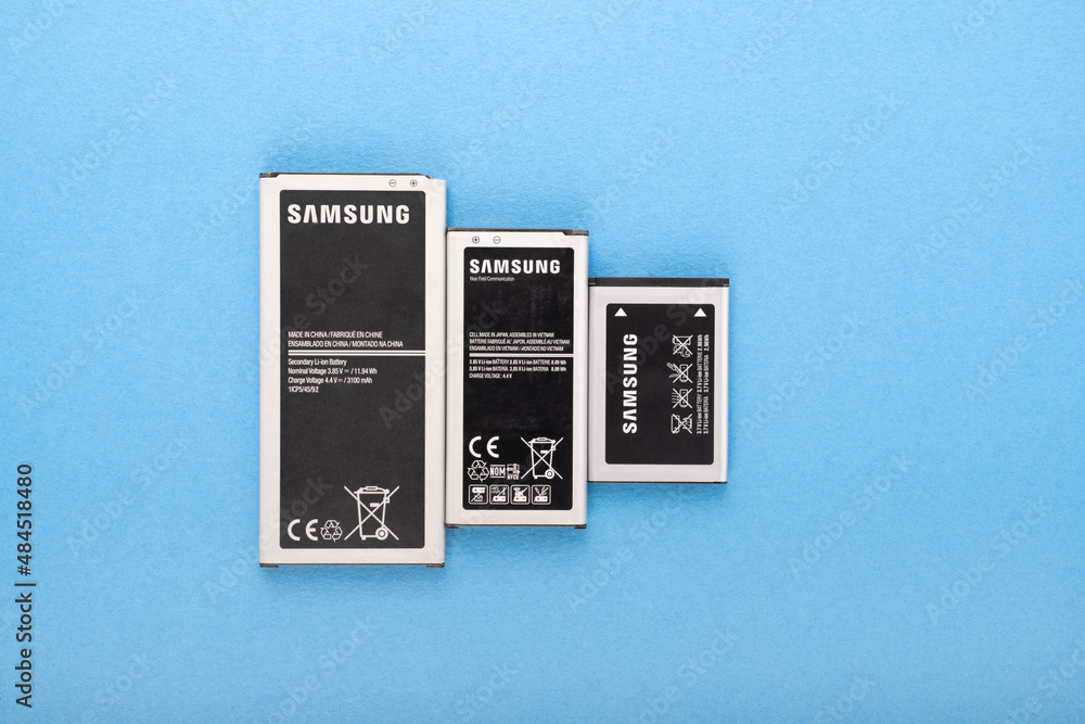 Prague, CZ - 20 January 2022: Camera form shape from Used Samsung ...