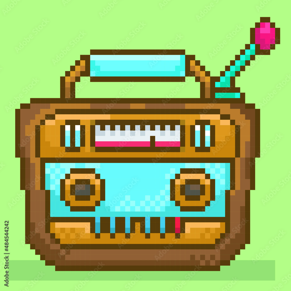 Radio Pixel Art