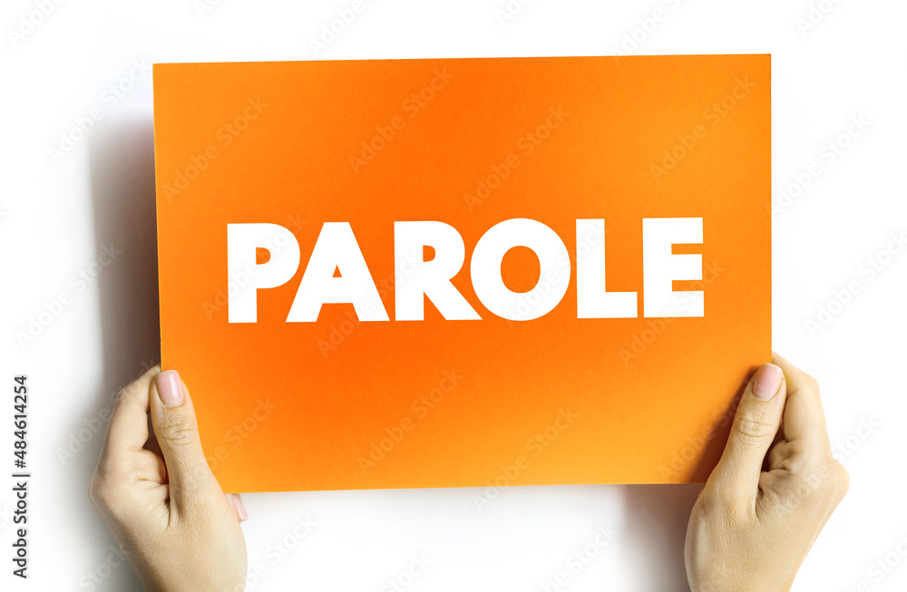 Parole text quote on card, concept background Stock Photo | Adobe Stock
