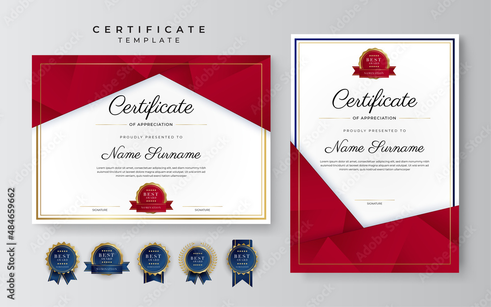 Nomination Certificate Template