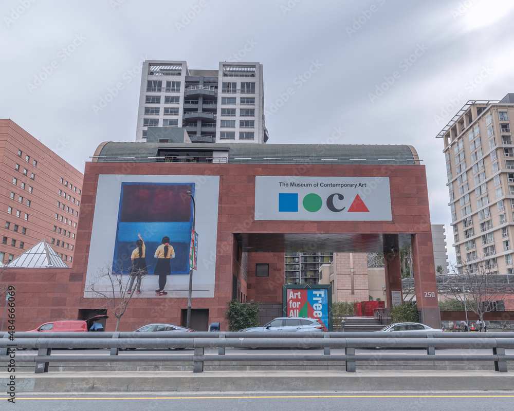 Los Angeles, CA, USA - January 31, 2022 - Exterior of The Museum of ...