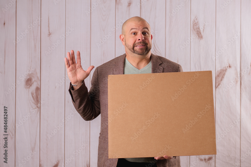 Blank Cardboard Sign