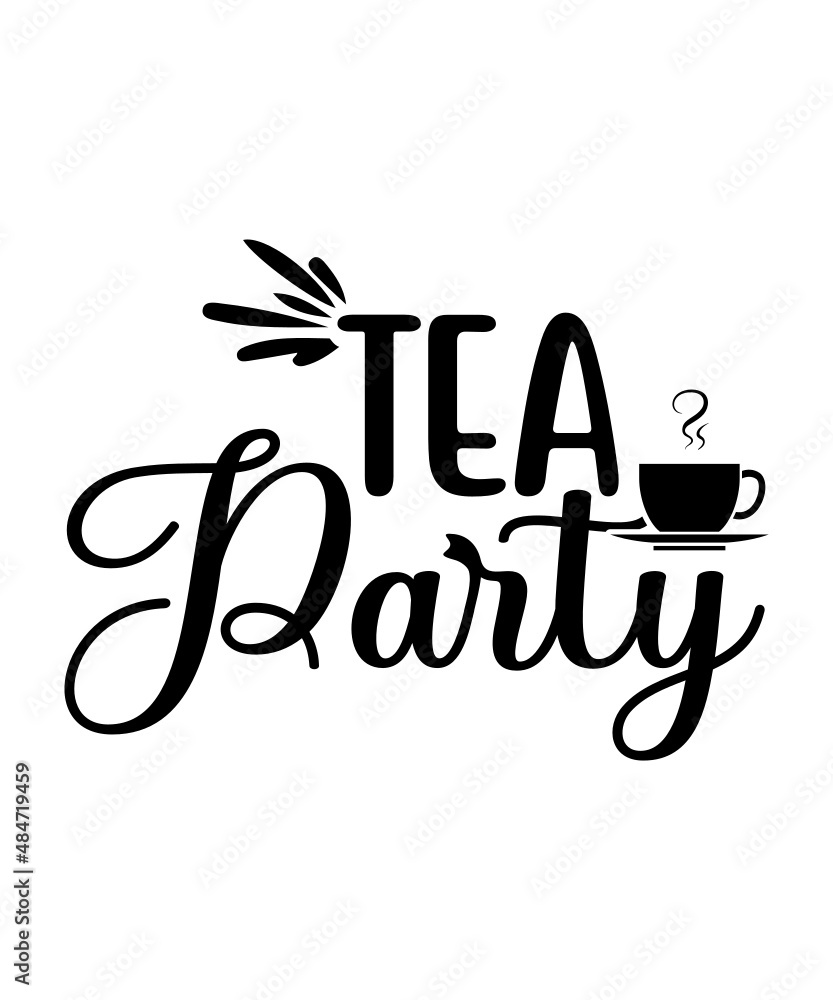 Vetor de 100 Tea Quotes SVG Bundle, tea quotes svg, tea quotes bundle ...