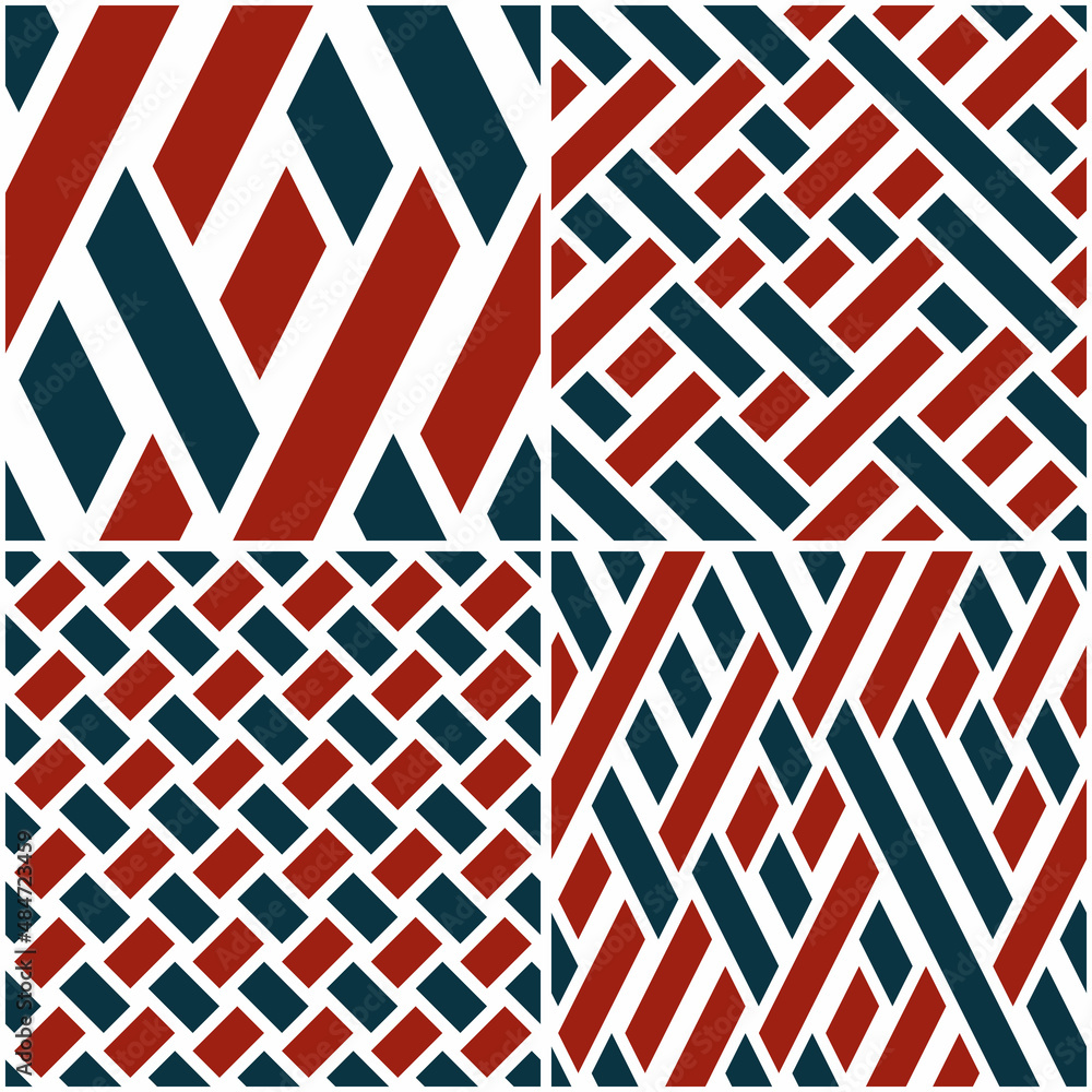 4 different vector patterns in the same package(eps). One pattern is ...
