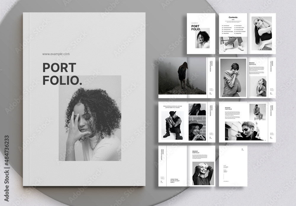 Portfolio Layout Stock Template | Adobe Stock
