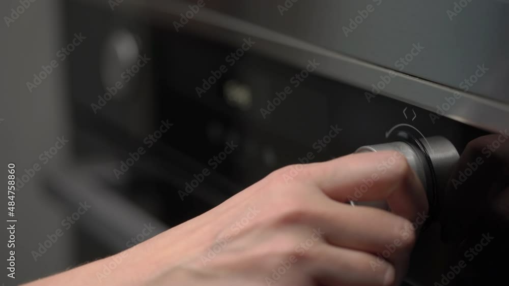 Setting cooking modes and oven temperature. Cooking, baking. LCD ...