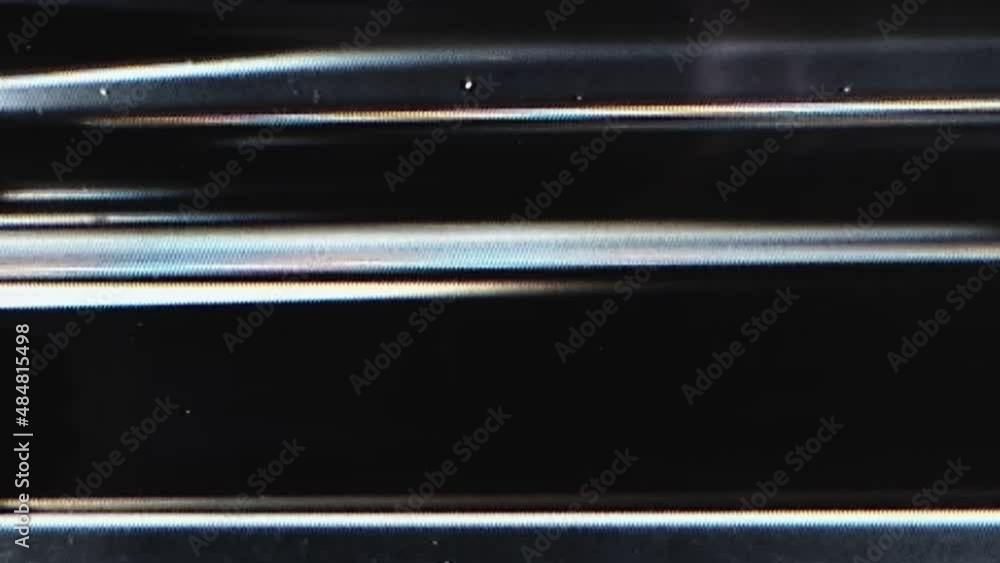 Digital glitch. Screen distortion overlay. Signal interference. Blue ...