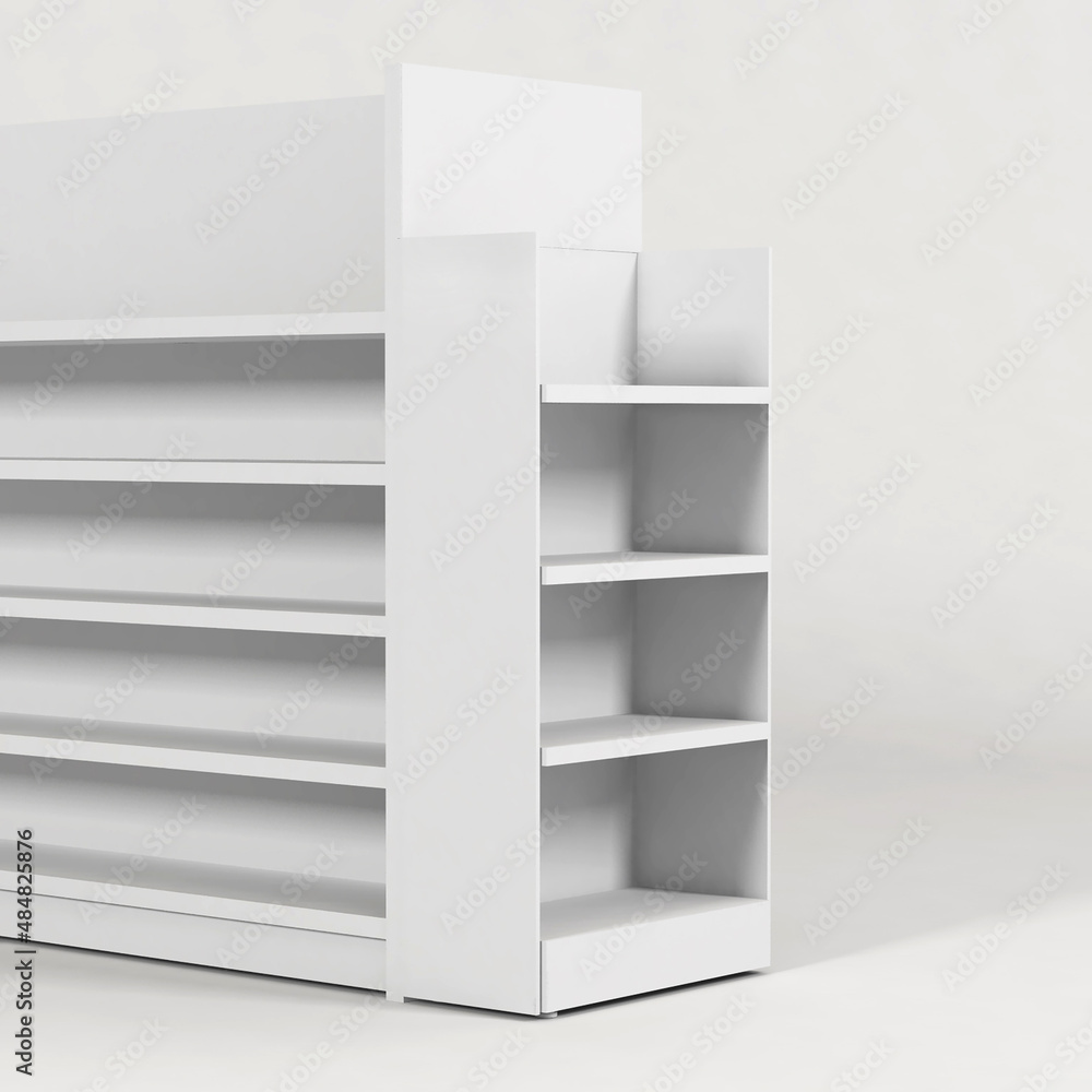 fsu free-standing unit 3d render mockup Stock Illustration | Adobe Stock