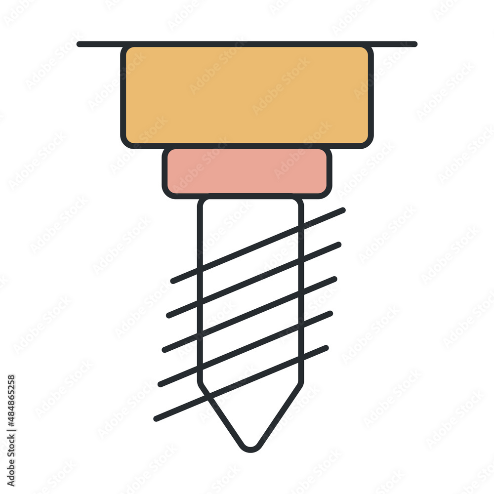 implant fixture icon from dentist collection. Thin outline implant ... implant fixture icon from dentist collection. Thin outline implant ...