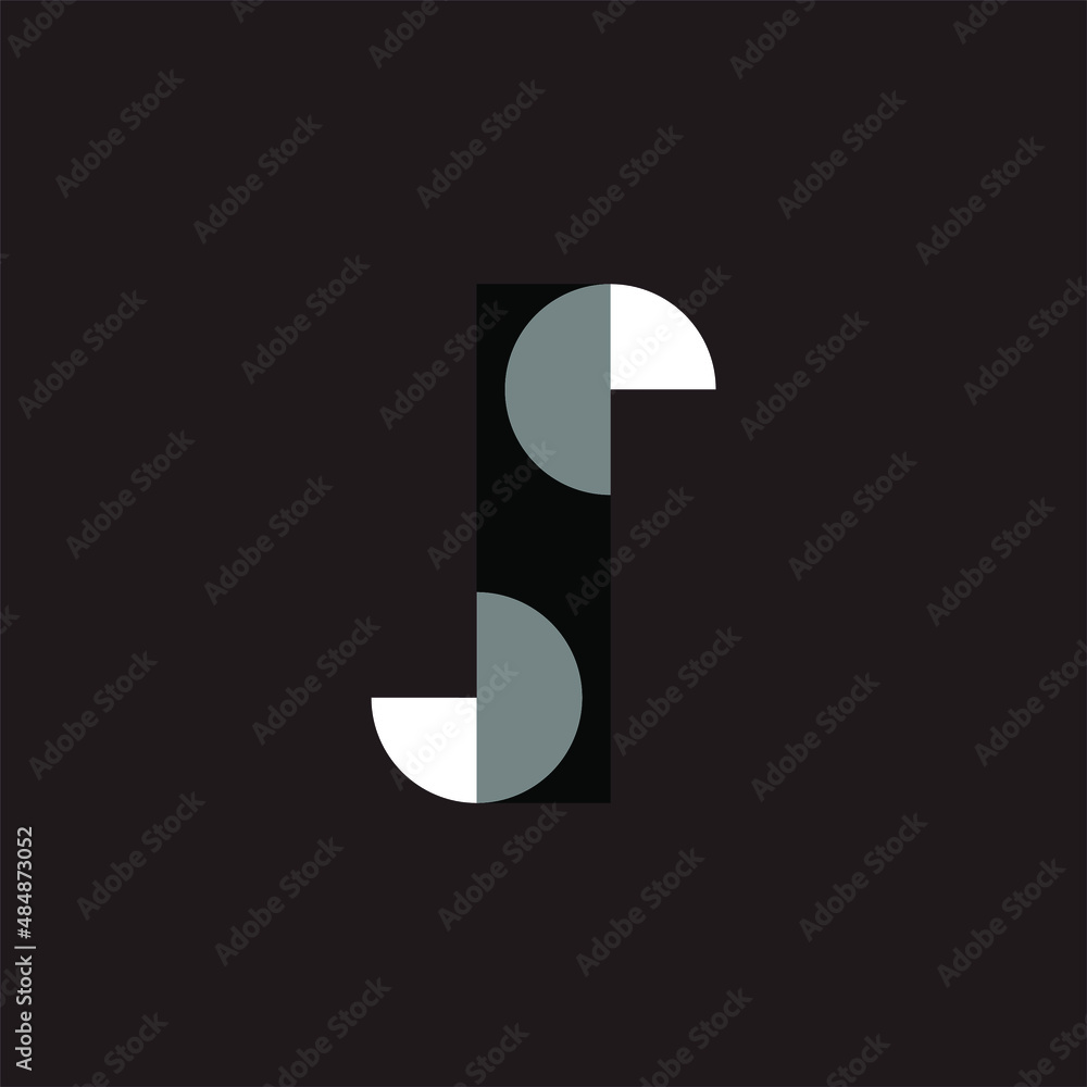 vector illustration. geometric design shaped like letters. can also be ...