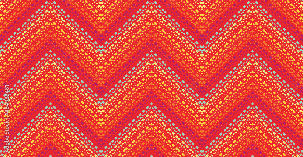 A hot chevron that repeats seamlessly. This modern twist on a ...