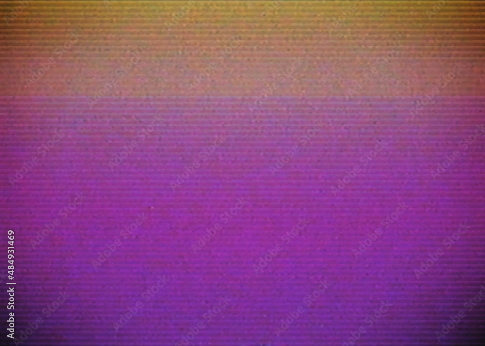 Intentional distortion and noise: an old VHS player (connected to a TV ...